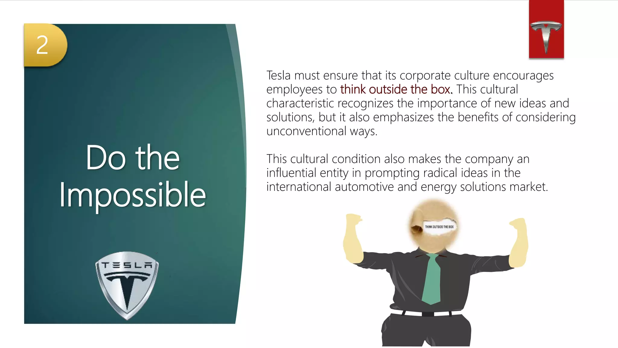 Support corporate culture - Tesla case study | PPTX