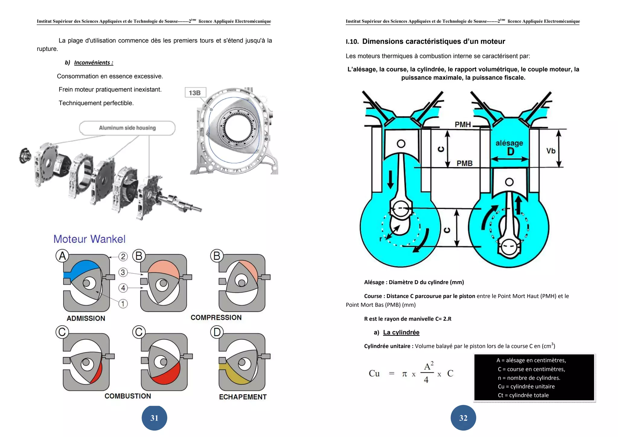 COURS MOTEUR THERMIQUE | PDF