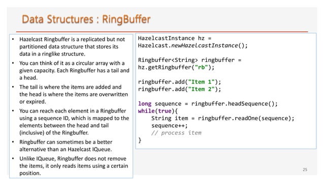Support distributed computing and caching avec hazelcast | PPT