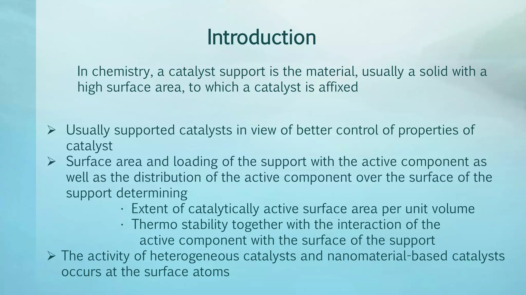 Supported catalyst | PPTX