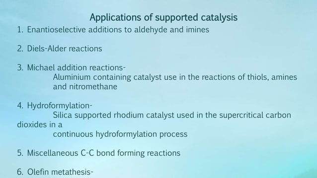 Supported catalyst | PPTX