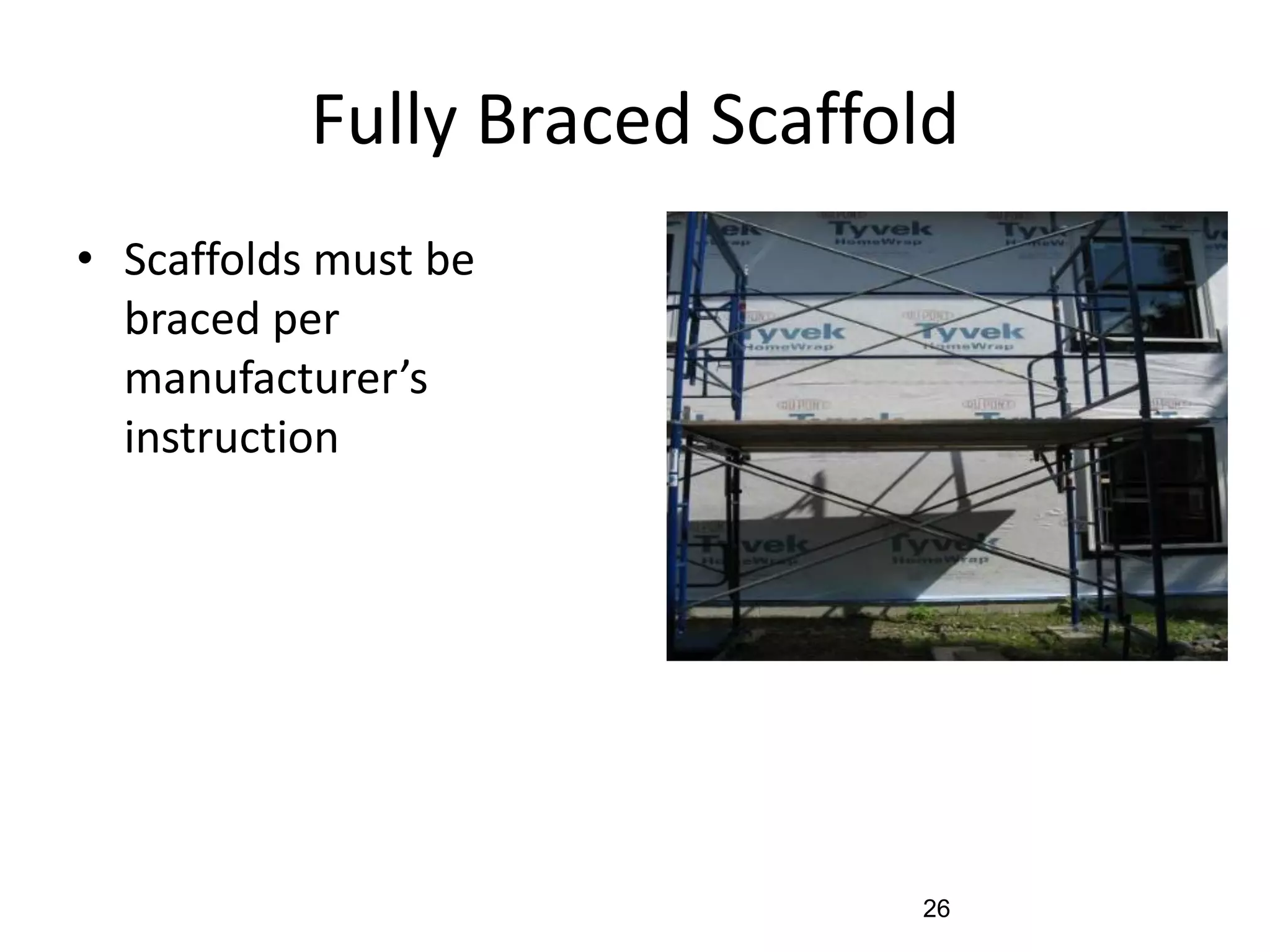 Supported scaffold safety | PPT