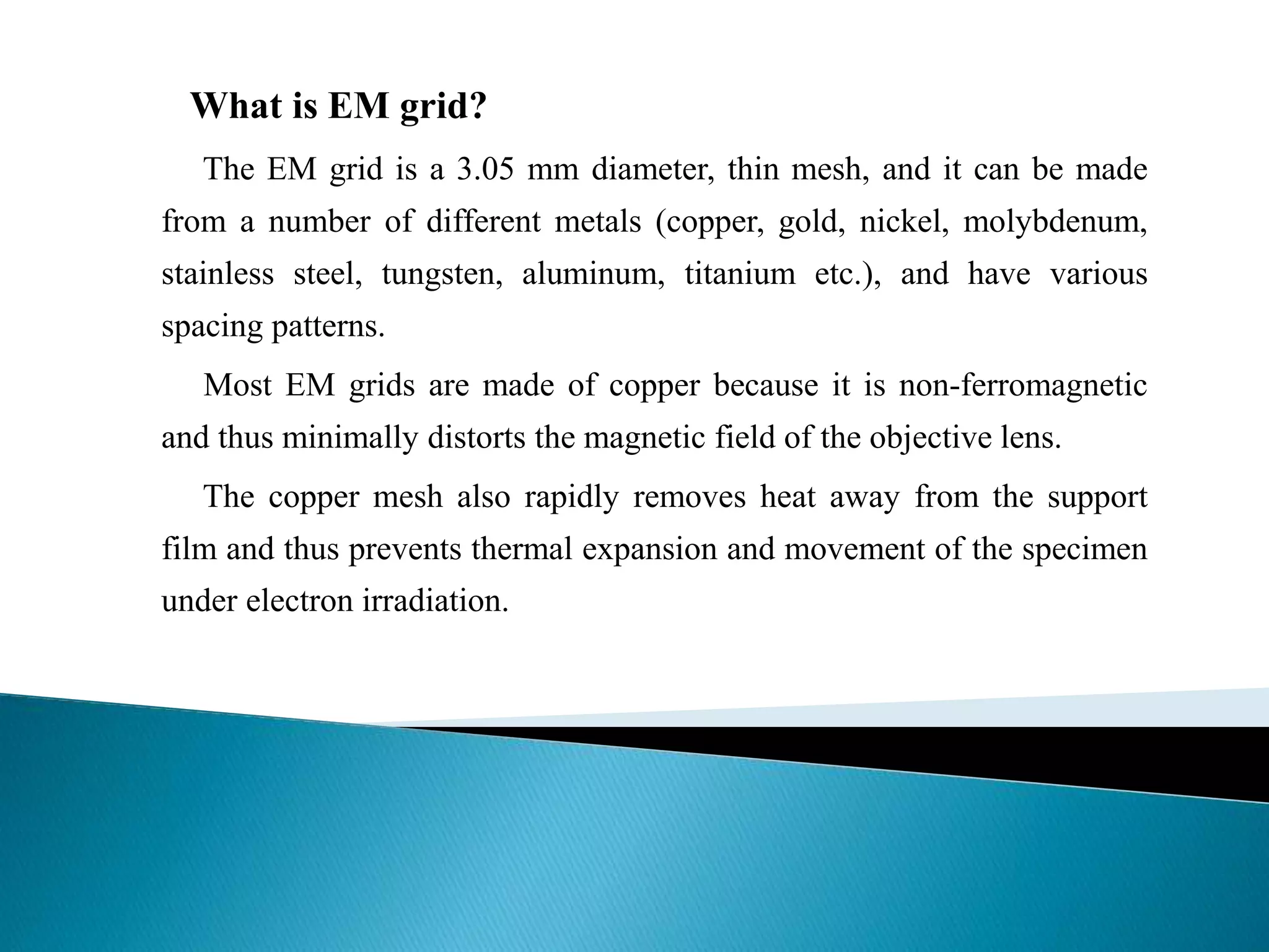 Support Films for Electron Microscopy Grids | PPSX