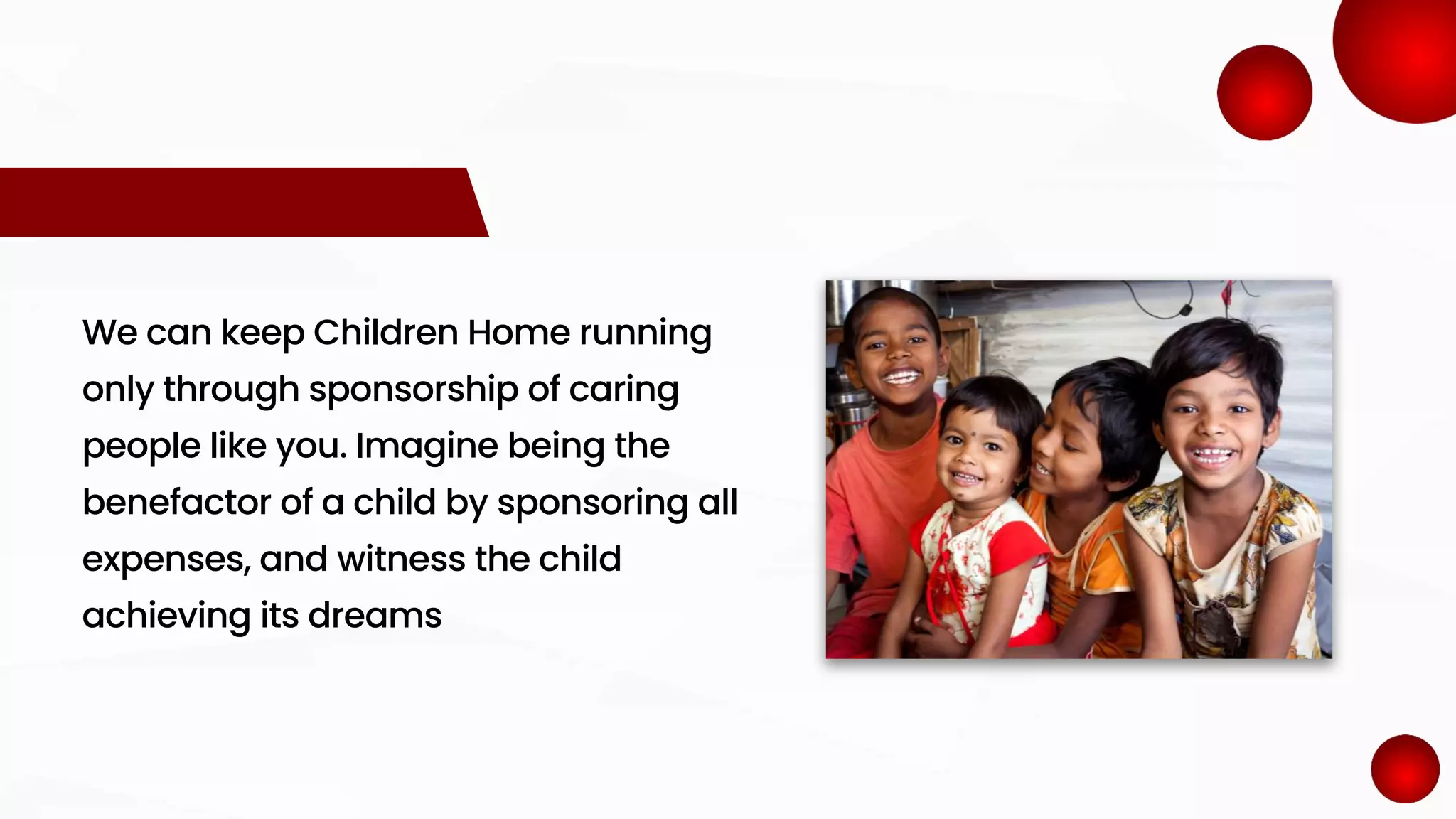 Support for Orphanage | PPTX