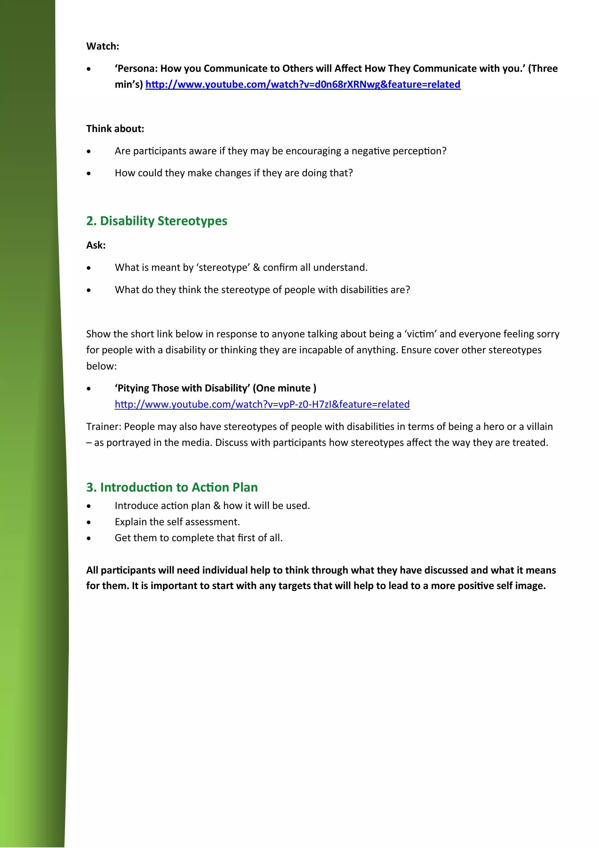 Support for Physical Disability, Pathway2work, Supporting families in Walsall | PDF