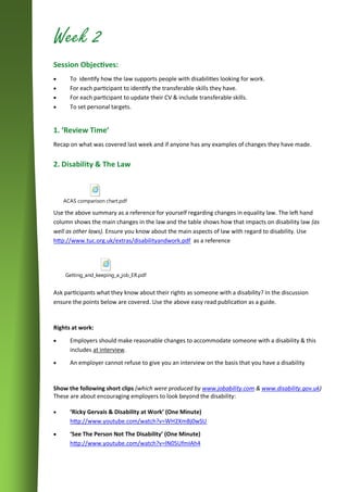 Support for Physical Disability, Pathway2work, Supporting families in Walsall | PDF