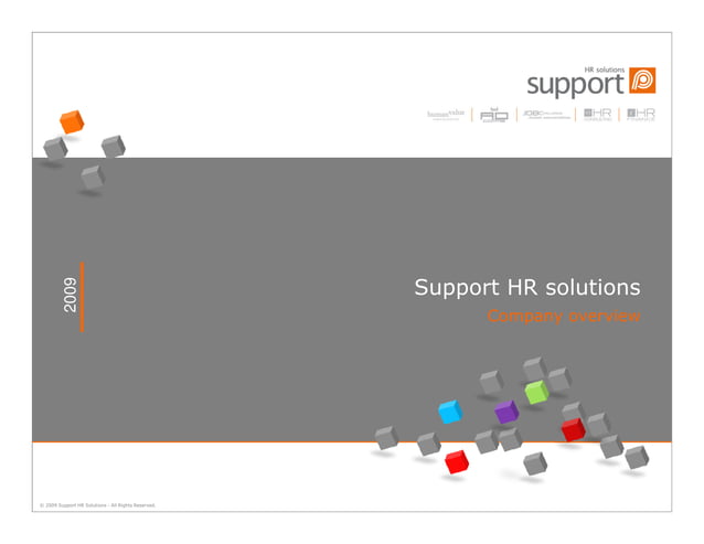 Support HR solutions | Company Overview | PDF