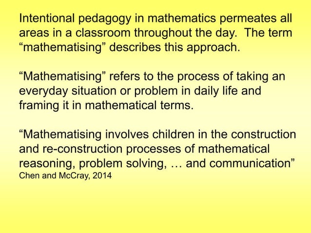 Supporting children as mindful mathematicians | PPT