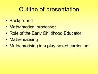 Supporting children as mindful mathematicians | PPT