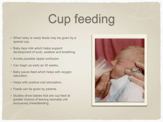 Supporting breastfeeding in a neonatal setting | PPTX