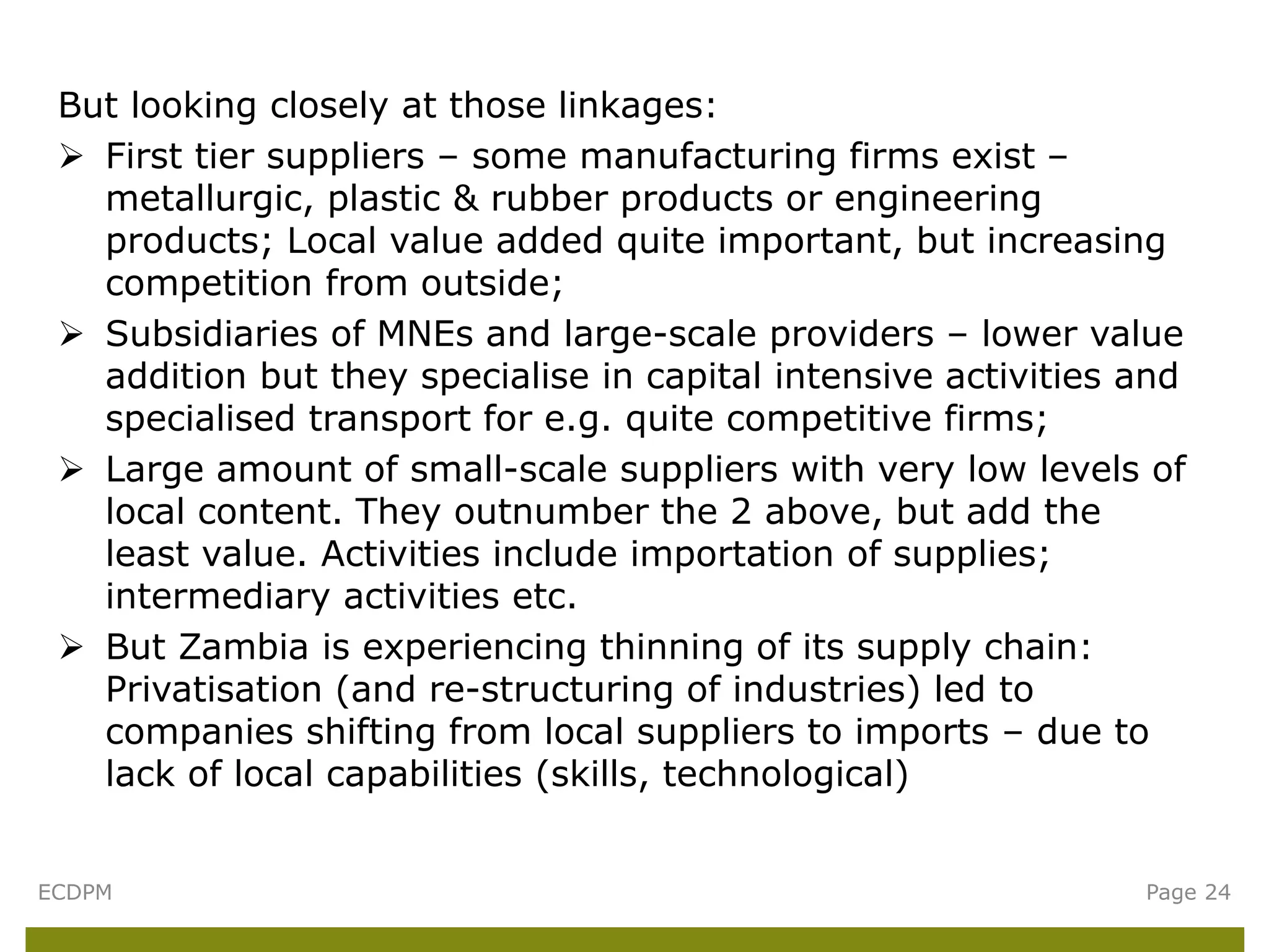 The State of Mining Value Chains in Africa | PPTX