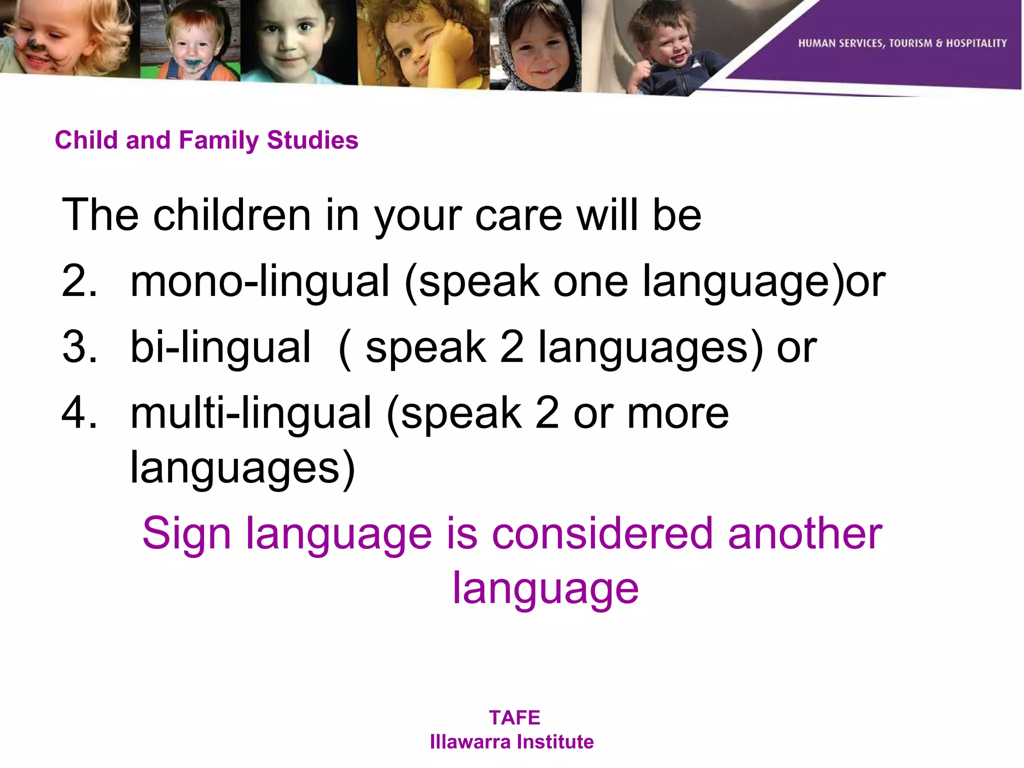 Supporting Children In Their Home Language | PPT