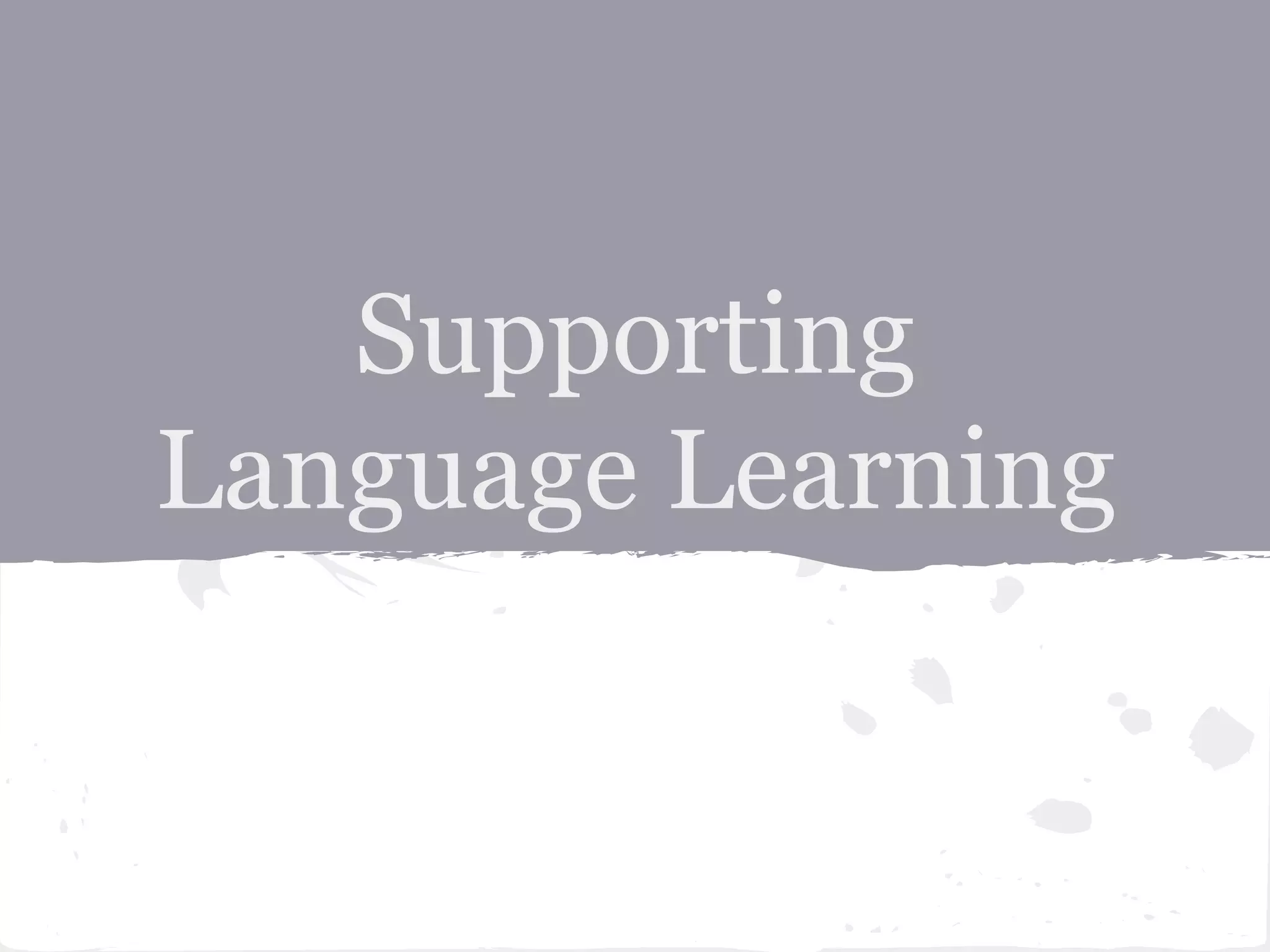 Supporting children learning | PDF