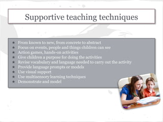 Supporting children learning | PPT