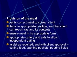 Supporting eating and drinking | PPT