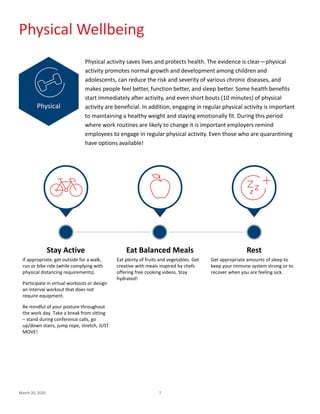 Supporting Employee Health & Wellbeing in a Changing Work Environment | PDF
