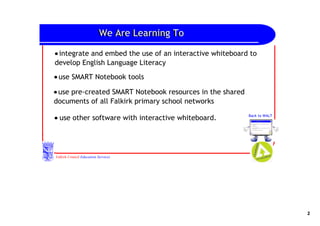 Supporting English Language Literacy With A Smart Board | PDF