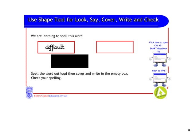 Supporting English Language Literacy With A Smart Board | PDF