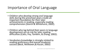 Supporting Literacy in Young Children | PPTX