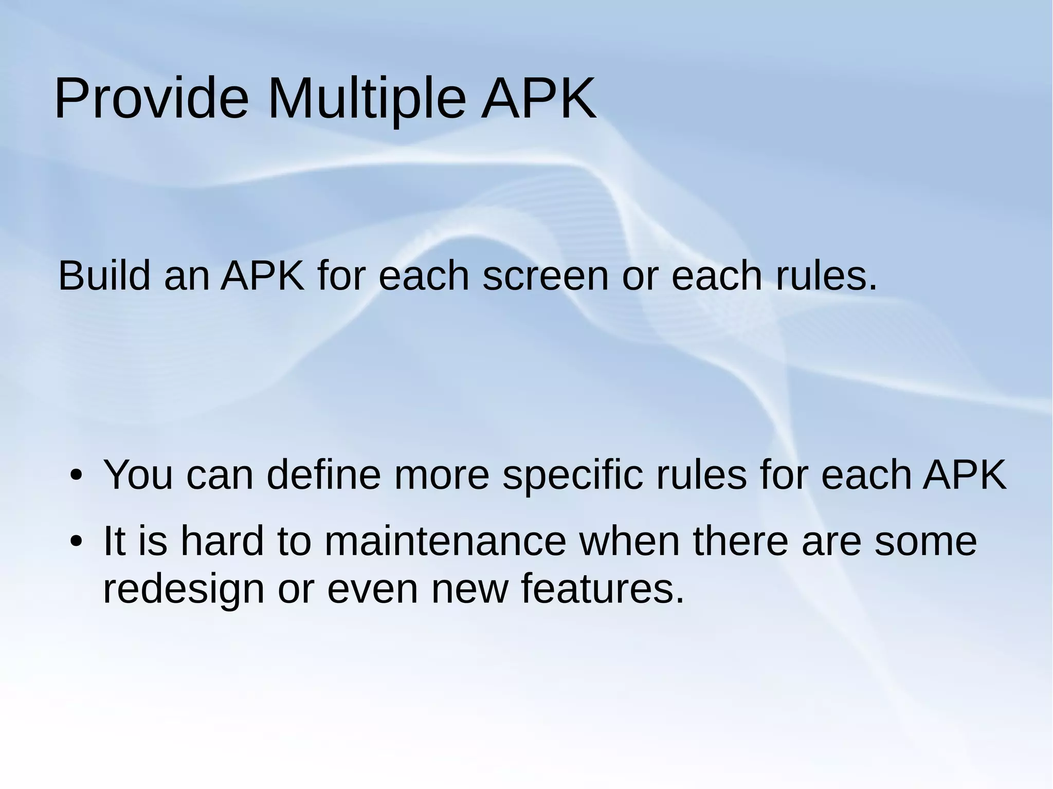 Supporting Multiple Screen In Android Odp