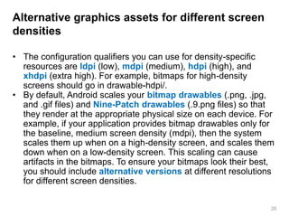 Supporting multiple screens on android | PPT