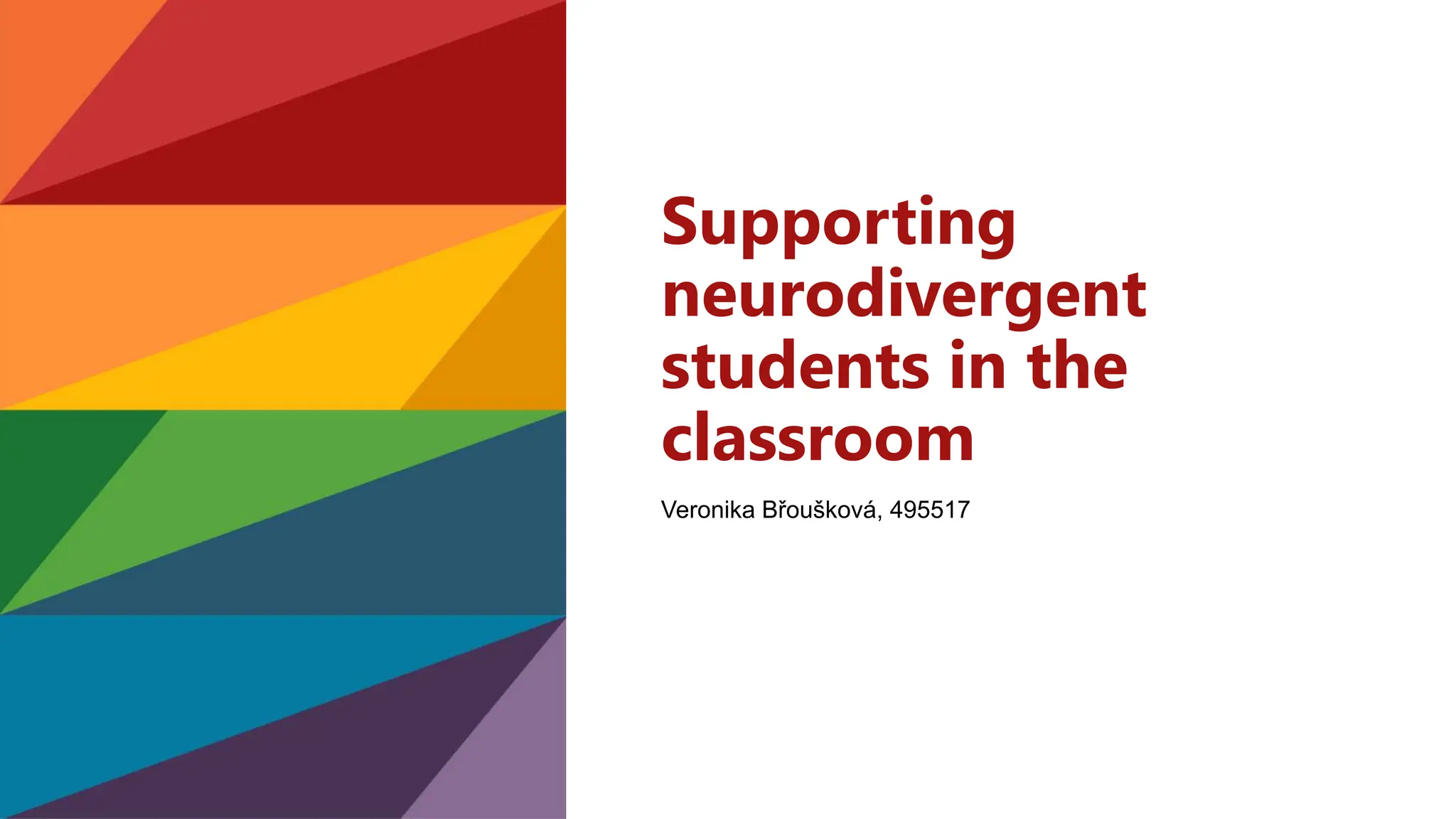 Supporting neurodivergent students in the classroom.pptx | Special Education | Education
