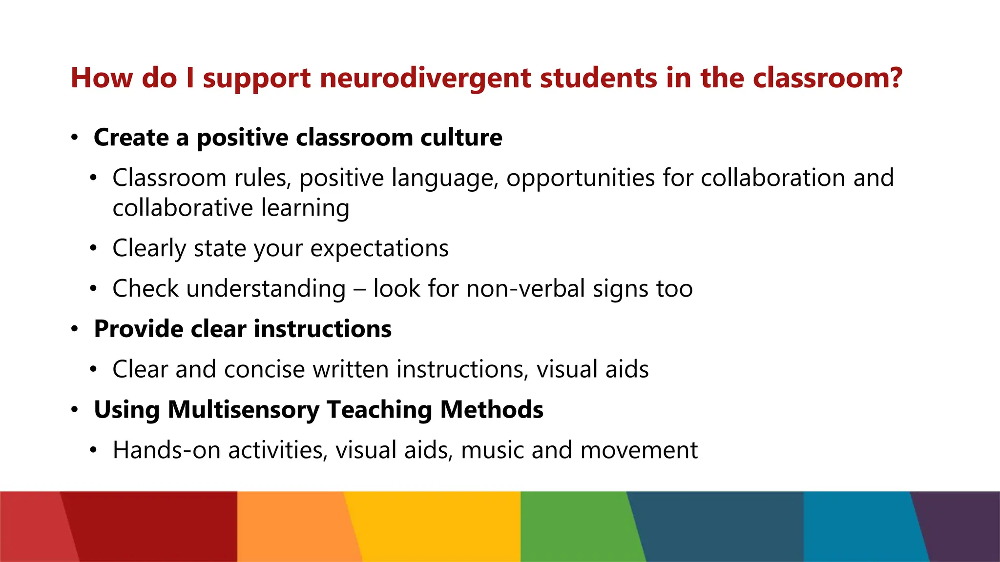 Supporting neurodivergent students in the classroom.pptx