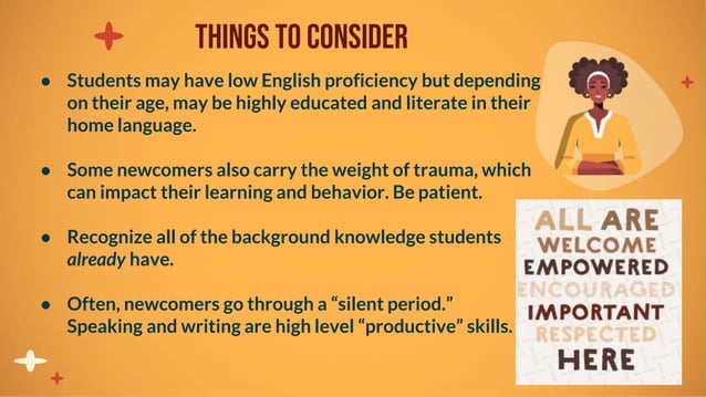 Supporting Newcomer Multilingual Learners | PPT
