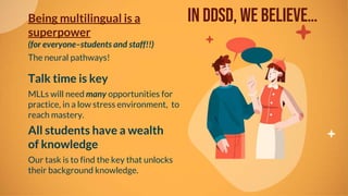 Supporting Newcomer Multilingual Learners | PPT