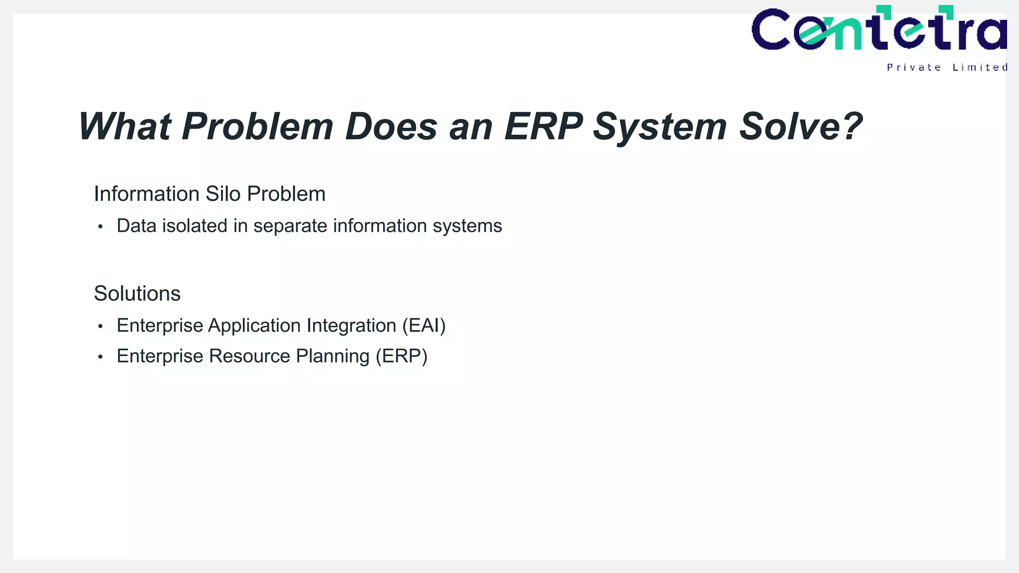 Supporting Processes With ERP Systems | PPTX