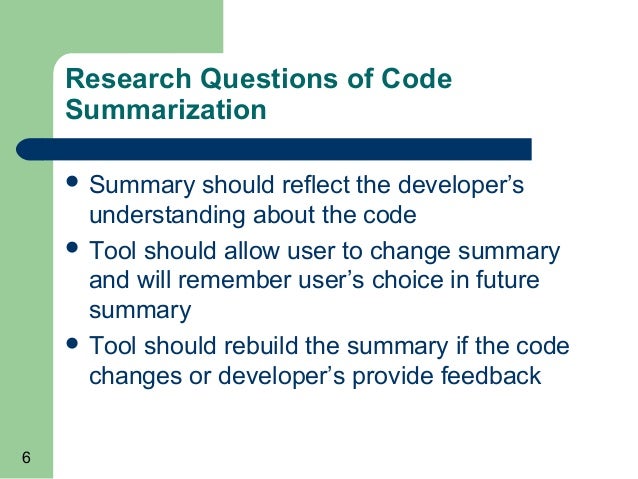 Supporting Program Comprehension With Source Code Summarization