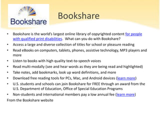 Supporting reading and writing with technology | PPTX | Tablets and E ...