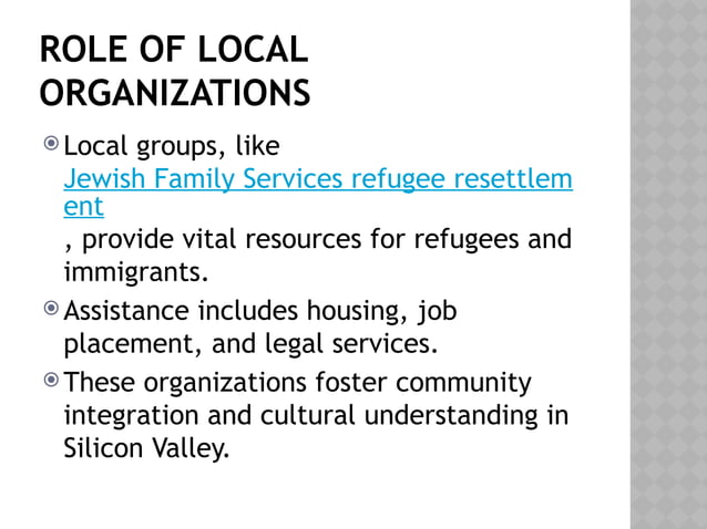 Supporting Refugees and Immigrants in Silicon Valley.pptx