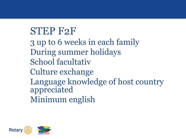 Supporting short term exchanges | PPTX