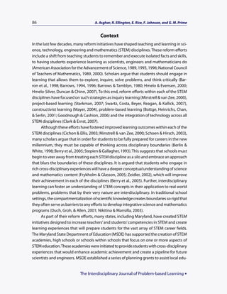 Supporting STEM Education in Secondary Science Contexts | PDF