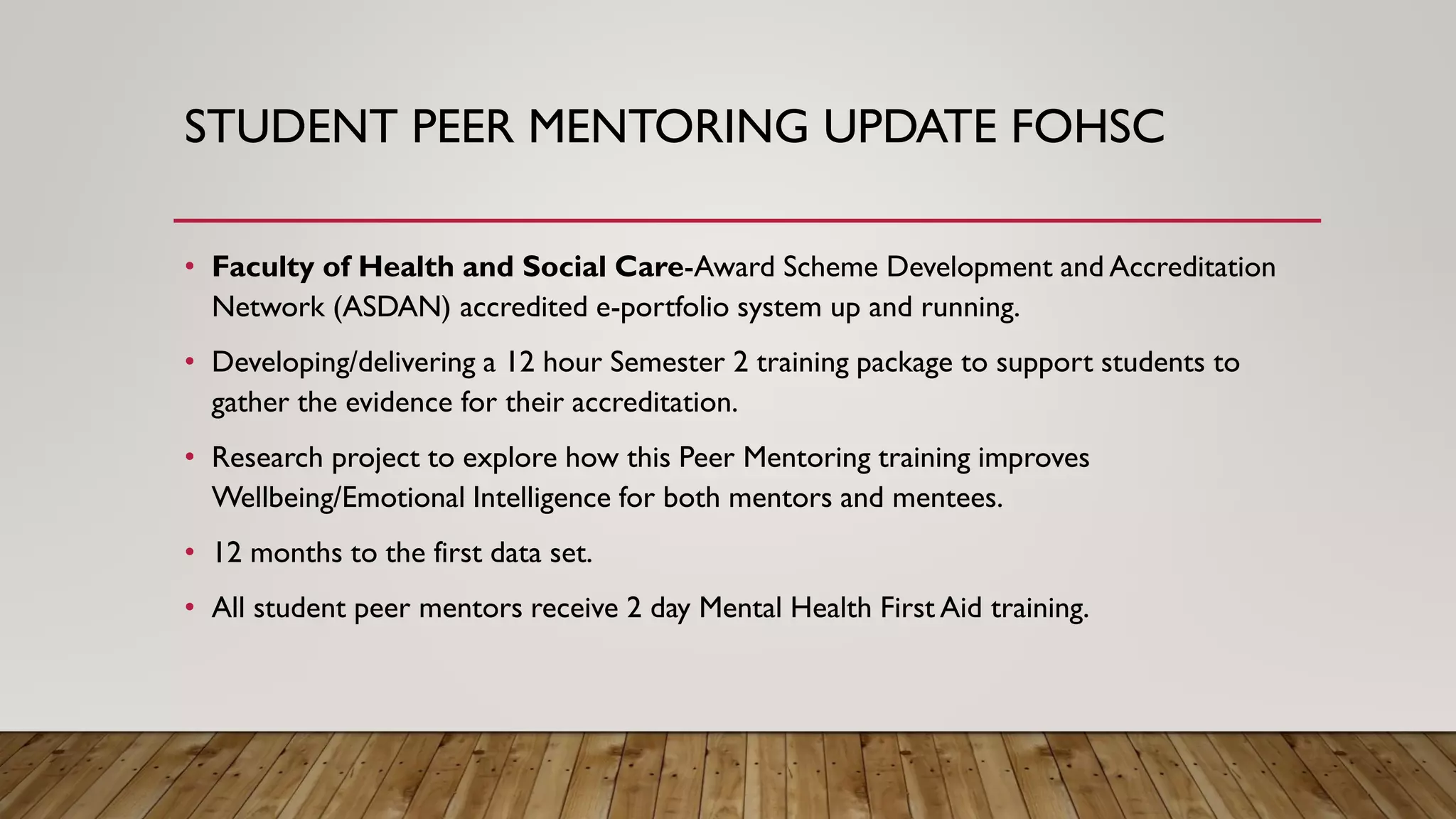 Supporting student transitions through student peer mentoring | PDF