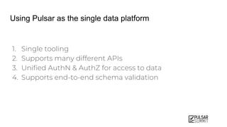 Apache Pulsar, Supporting the Entire Lifecycle of Streaming Data | PPT