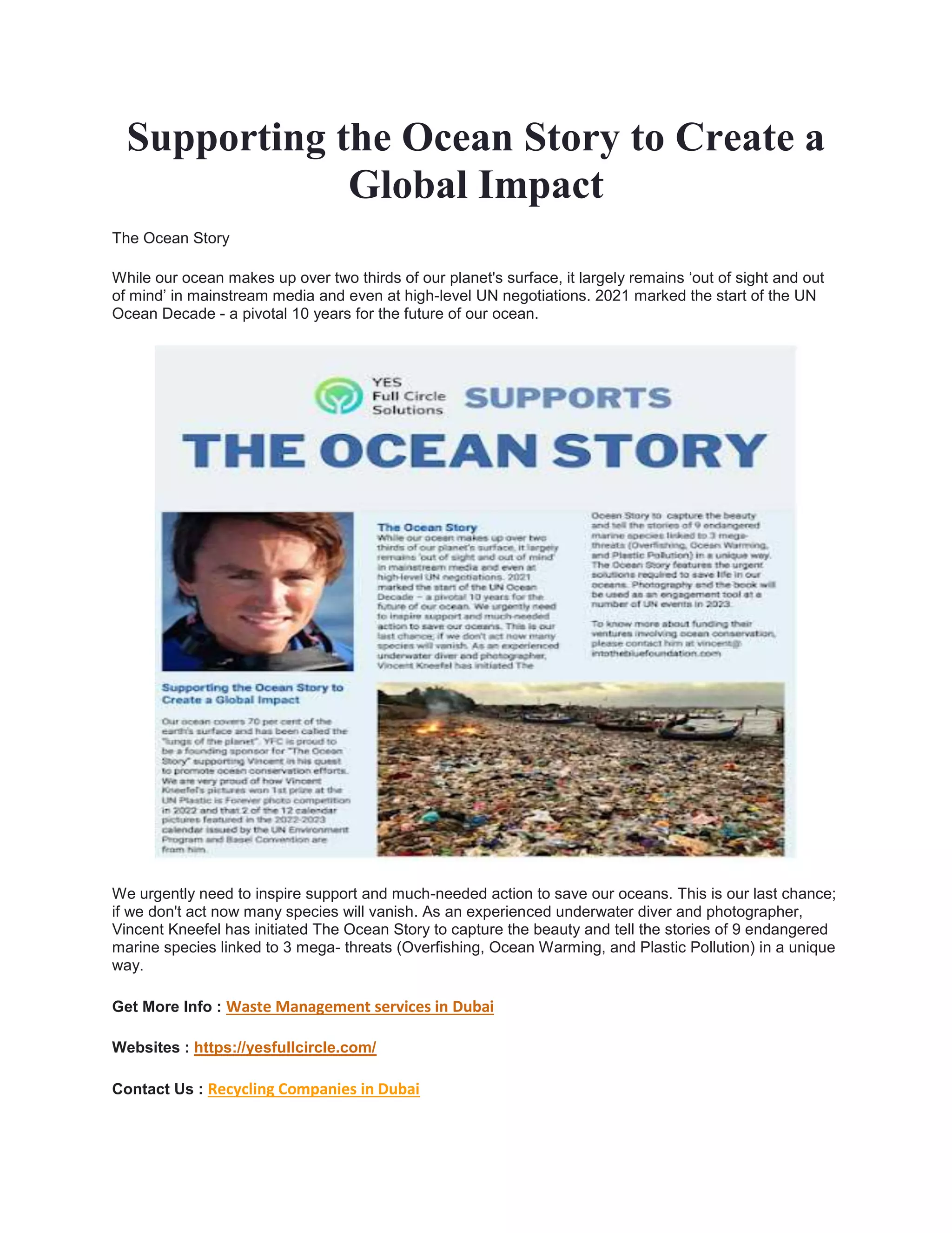 Supporting the Ocean Story to Create a Global Impact.docx