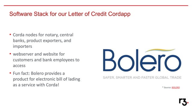Supporting trade finance with letters of credit on corda | PPTX ...