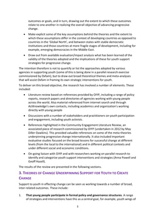 Supporting young people to make change happen act knowledge ...