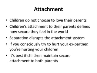 Supporting your children after separation (soph) | PPT