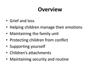 Supporting your children after separation (soph) | PPTX
