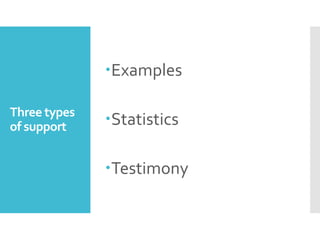 Supporting your ideas | PPT