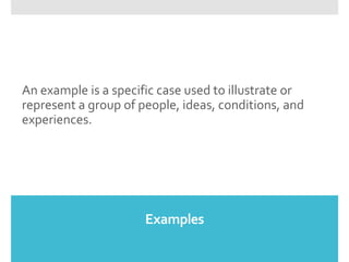 Supporting your ideas | PPT