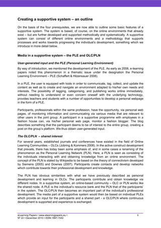 Supportive systems for continuous and online professional development | PDF