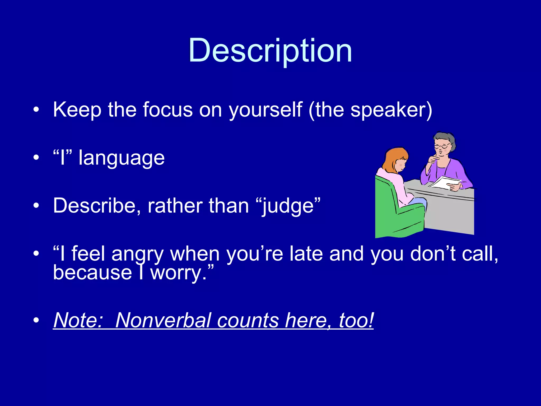 Supportive and defensive communication climates | PPT