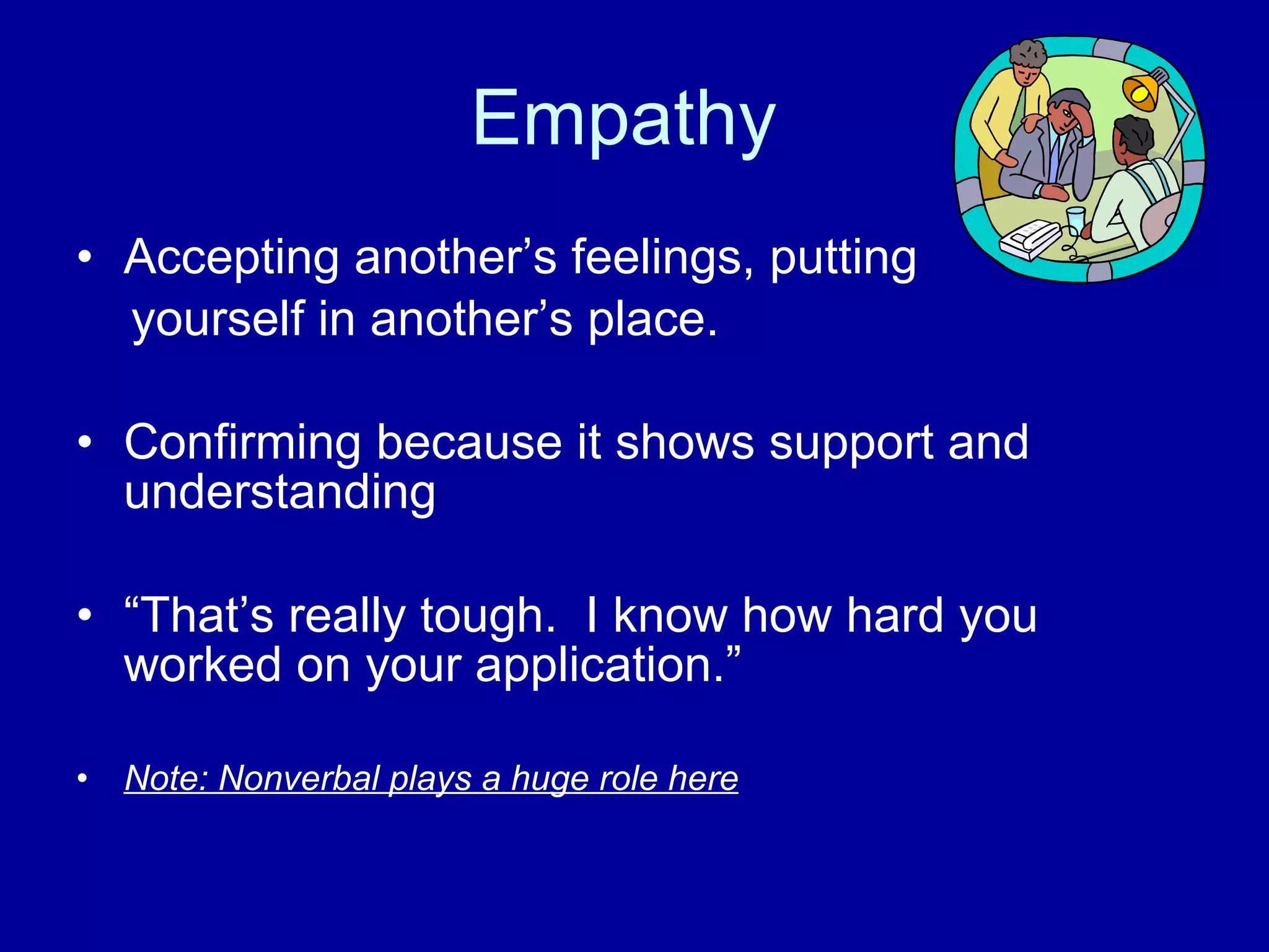 Supportive and defensive communication climates | PPT