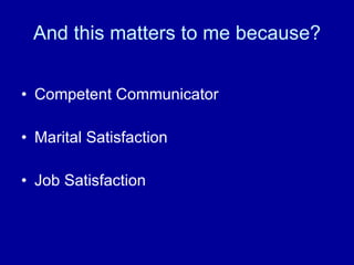 Supportive and defensive communication climates | PPT