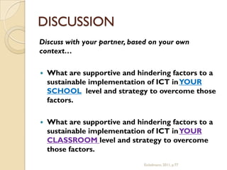 Supportive and hindering factors editing | PPT