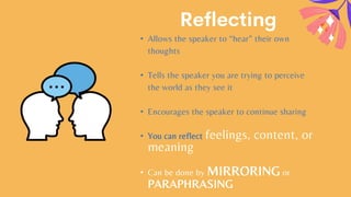Supportive communication concepts and slide presentation | PPTX
